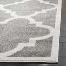 Lark Manor Ammundsen Geometric Dark Gray / Beige Area Rug & Reviews | Wayfair